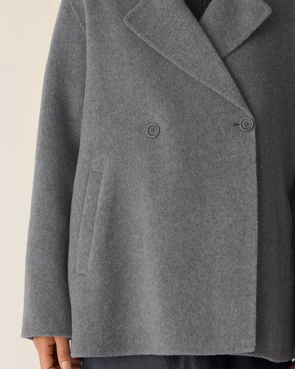 Eileen Fisher Wool Trench Coat