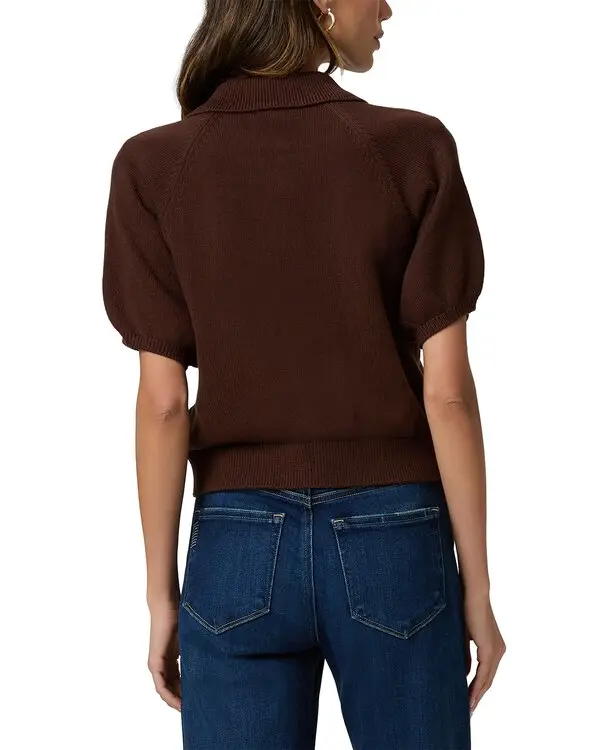 Paige Birch Polo Sweater - Tamarind
