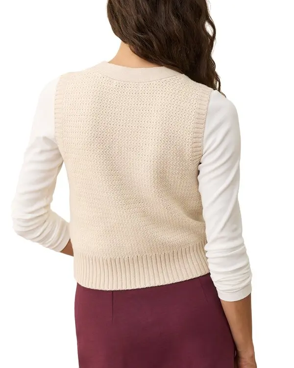 Marine Layer Robin Textured Sweater Vest