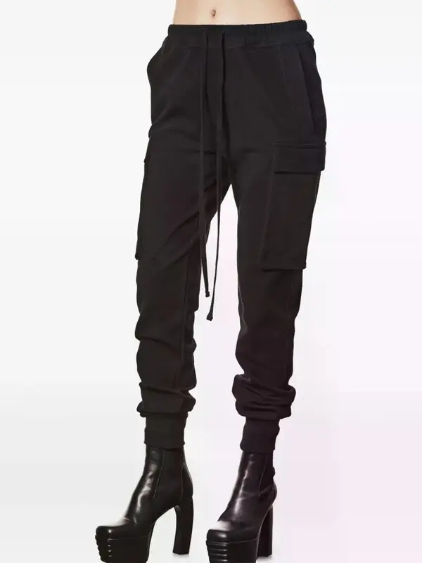 THOM KROM Cargo-pocket Drawstring Trousers - Black