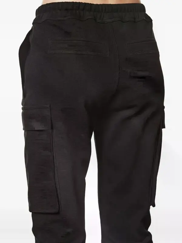 THOM KROM Cargo-pocket Drawstring Trousers - Black