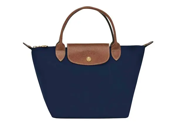 Longchamp Le Pliage Top Handle Bag S - Navy Blue