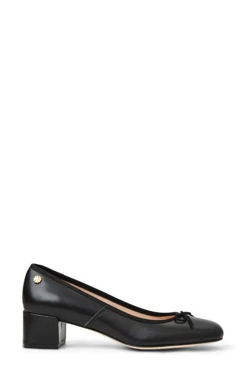 Jack Rogers Square Toe Block Heel Pumps - Black