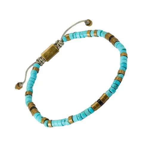 JAN LESLIE Bead Bracelet - Turquoise