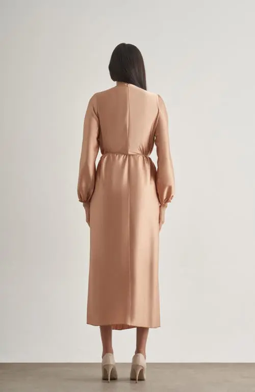 MIZALLE Pleated Maxi Dress