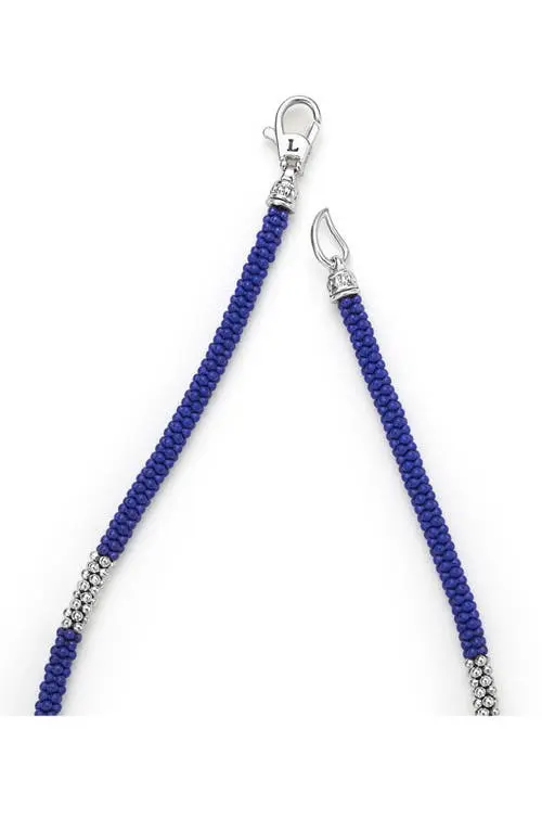 Lagos Anthem Three Station Bracelet - Silver