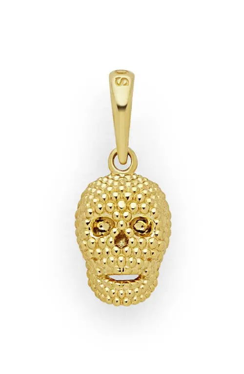 Lagos Anthem Skull 18k Pendant - Gold
