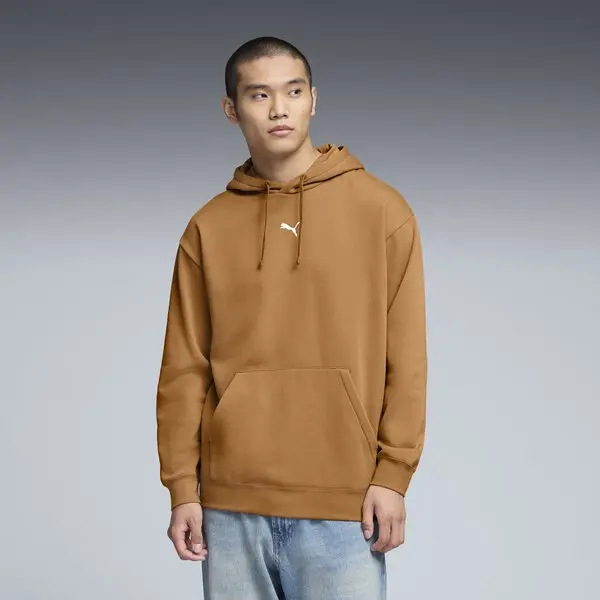 PUMA Essentials Relaxed Fleece Hoodie - Brown
