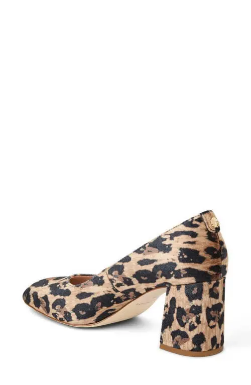 Jack Rogers Lenora Block Heel Pump - Leopard Multi