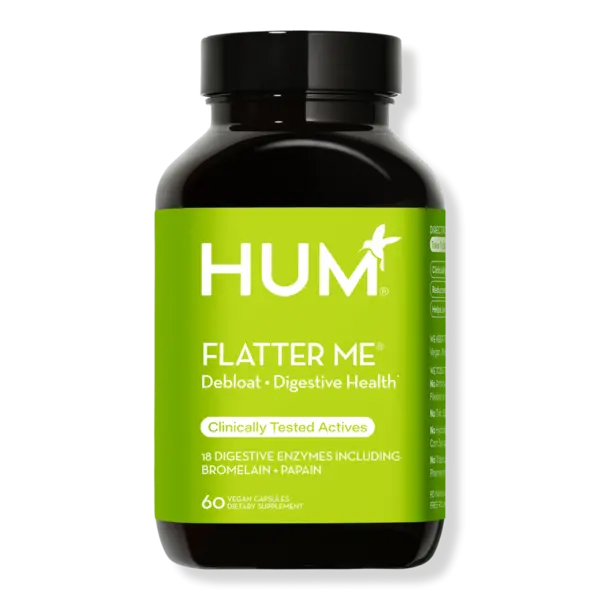 HUM Flatter Me Digestive Enzymes For Fast Bloating Relief - One-color