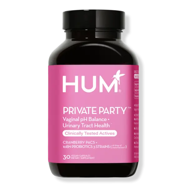 HUM Private Party Vaginal Probiotics For Ph Balance & Urinary Tract Health - One-color