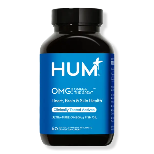 HUM Omg! Omega The Great For Brain, Heart + Skin Health Support - One-color
