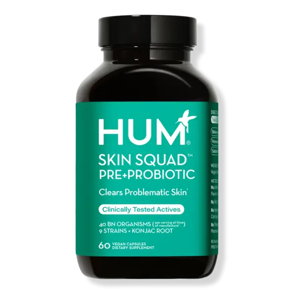 HUM Skin Squad Pre + Probiotics For Clear Skin - One-color