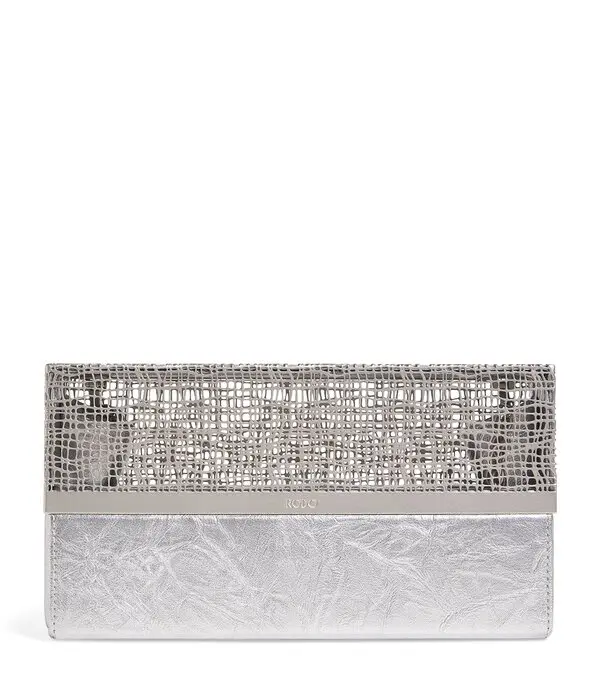 Rodo Leather Caged Clutch