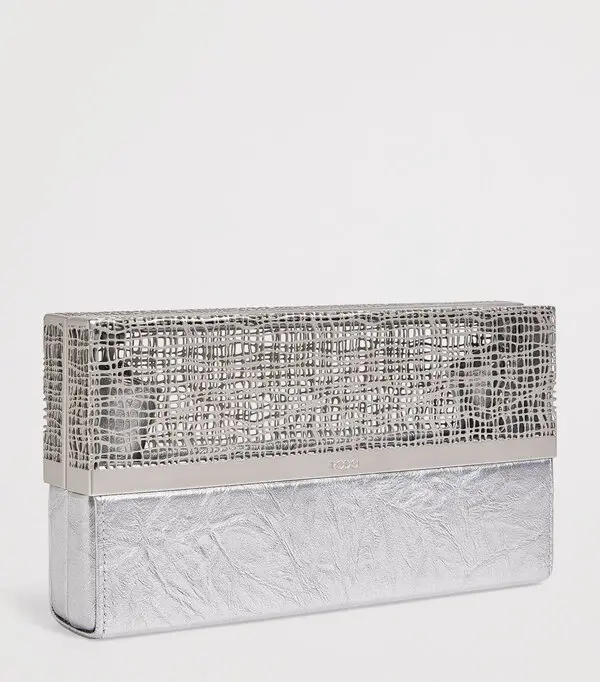 Rodo Leather Caged Clutch