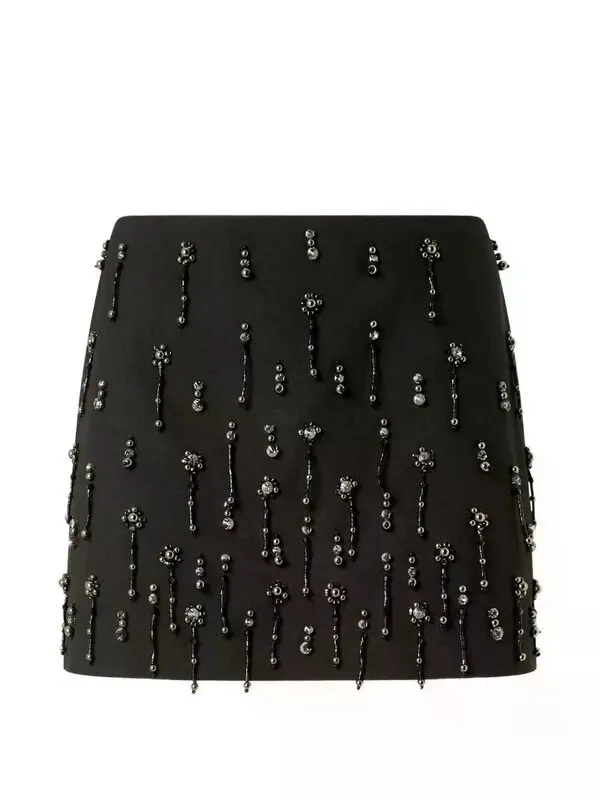 Pinko Beaded-embellished Mini Skirt