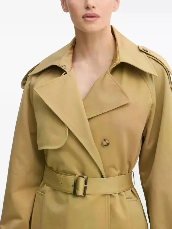 IVY OAK Belted Double-breasted Coat