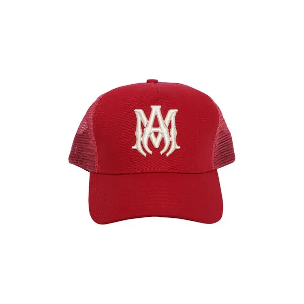Amiri Ma Logo Trucker Hat - Red