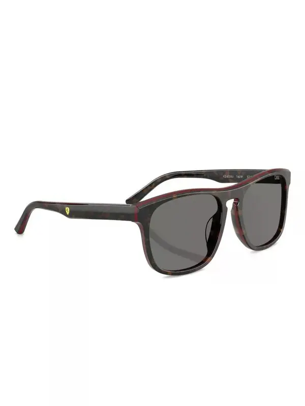 SCUDERIA FERRARI Tortoiseshell Square Sunglasses
