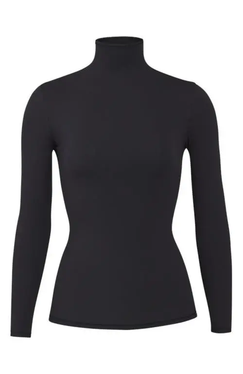 SKIMS Fits Everybody Funnel Neck Top - Onyx