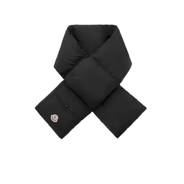 Moncler Down Packable Scarf - Black