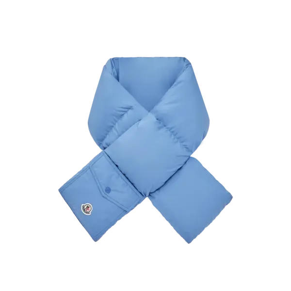 Moncler Down Packable Scarf - Blue