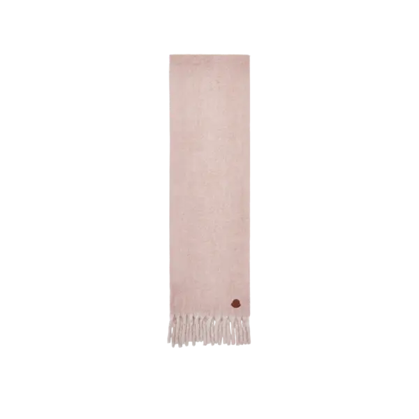 Moncler Wool & Alpaca Blend Scarf - Pink