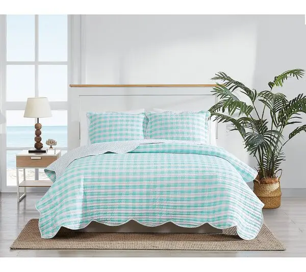 SCOUT Barnaby Checkham Twin Xl Quilt Set - One-color