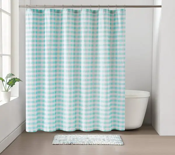 SCOUT Barnaby Checkham 72x72 Shower Curtain - One-color