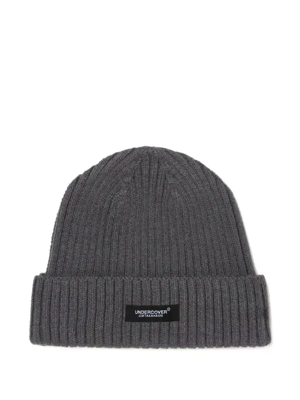 UNDERCOVERISM Ribbed Beanie - Grey