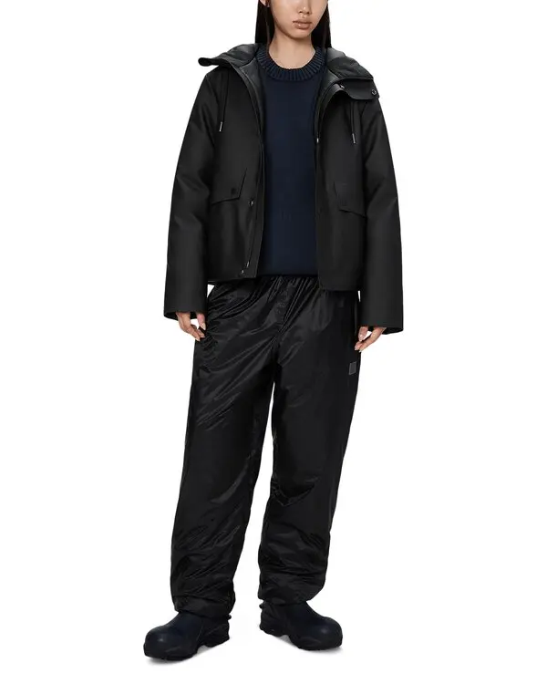 Rains Nome Short Parka Jacket - Black