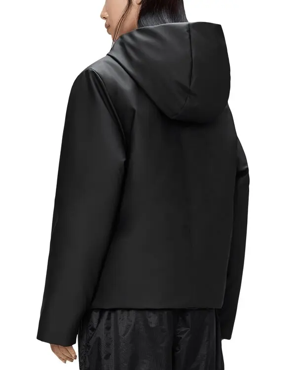 Rains Nome Short Parka Jacket - Black
