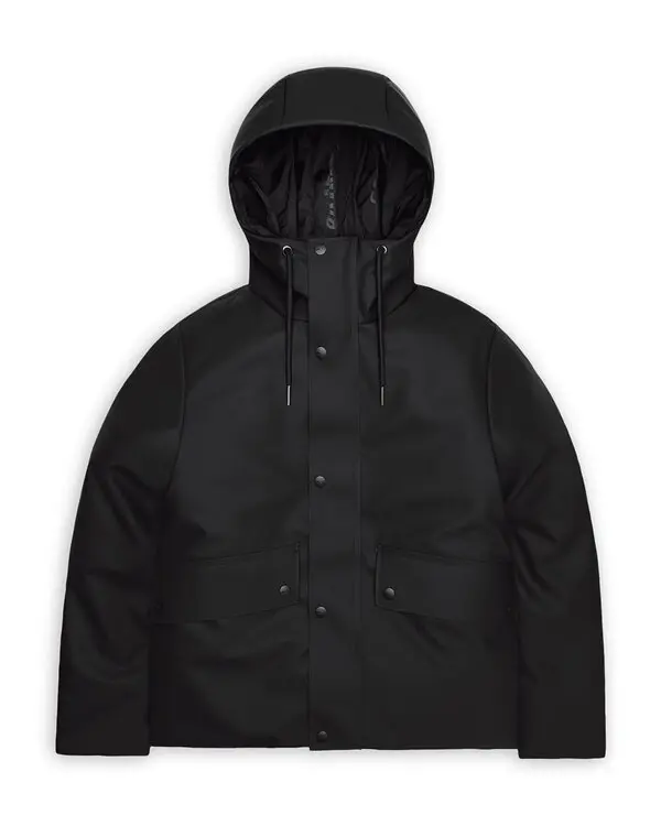 Rains Nome Short Parka Jacket - Black