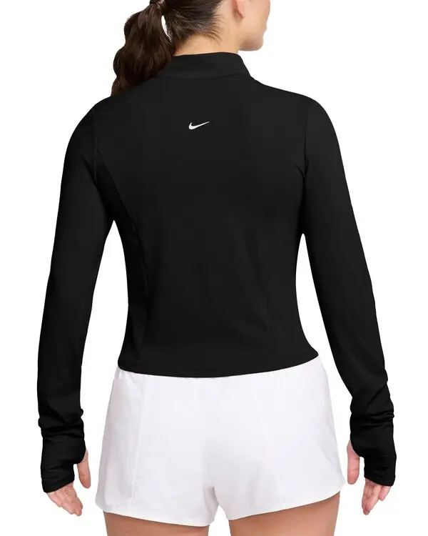 Nike Long Sleeve Zip Front Jacket - Black