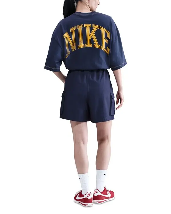 Nike Street Short Sleeve Oversized Tee - Midnight Navy