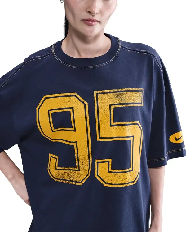 Nike Street Short Sleeve Oversized Tee - Midnight Navy