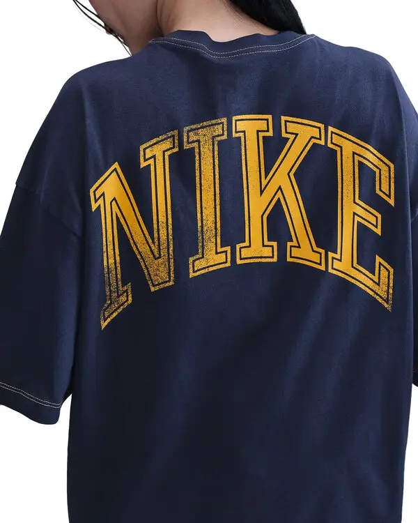Nike Street Short Sleeve Oversized Tee - Midnight Navy