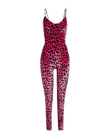 Emilio Pucci Leopard-print Chenille Jumpsuit - Pink