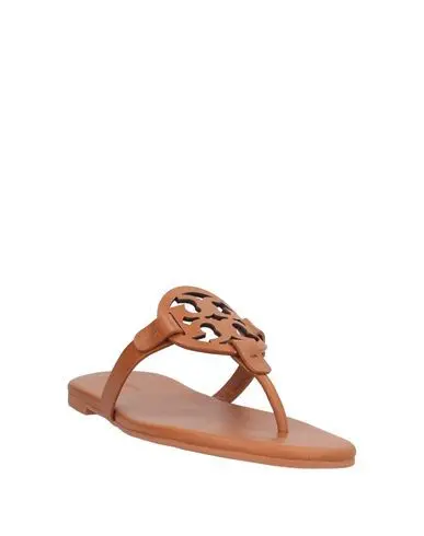 Tory Burch Thong Sandal In Calfskin - Brown