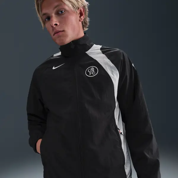 Nike Chelsea Fc Total 90 Track Jacket - Black