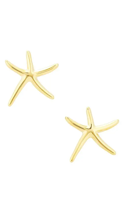 CASA CLARA Aleria Stud Earrings - Gold
