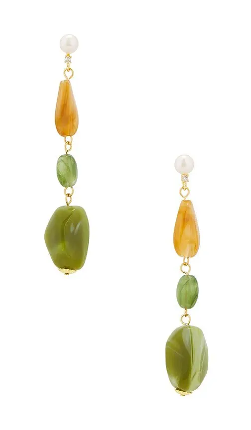 CASA CLARA Maris Drop Earrings - Geode