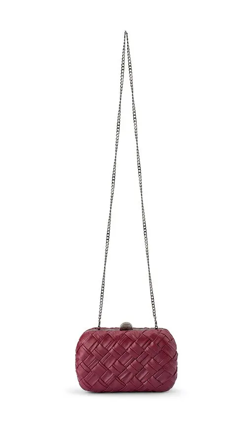 OLGA BERG Haven Woven Clutch