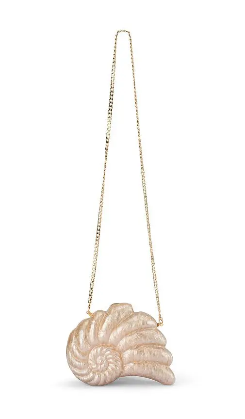 OLGA BERG Indi Shell Clutch