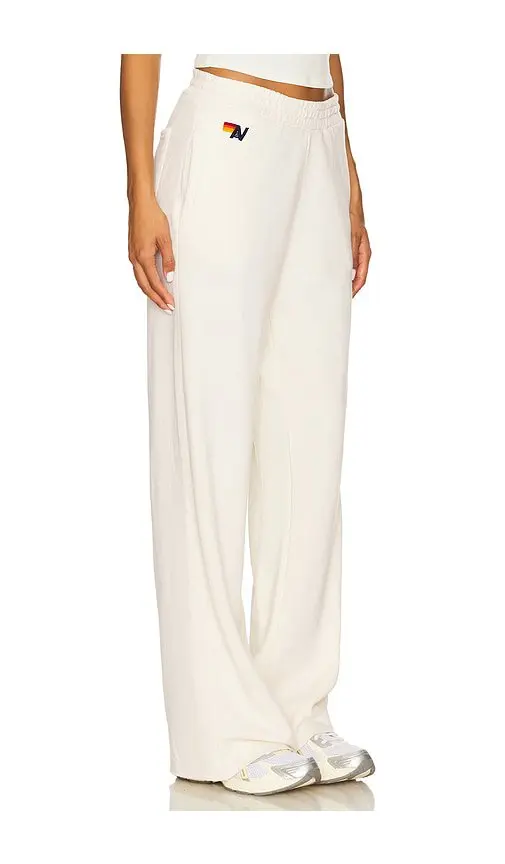 Aviator Nation 5 Stripe Wide Leg Pocket Sweatpant