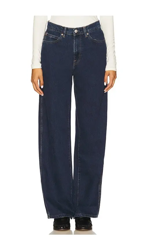 DL1961 Kaylen High Rise Straight Jeans - Blue