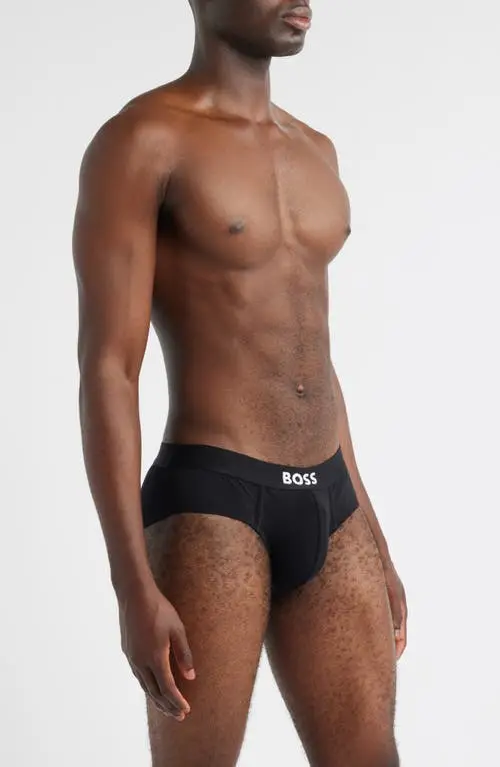 BOSS 3-pack Power Stretch Cotton Briefs - Black