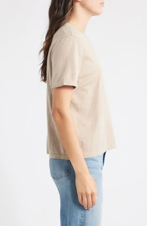 Rails Cotton & Cashmere Top - Heather Oat