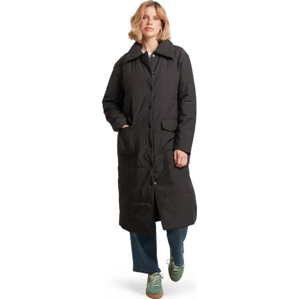 NOM MATERNITY Puffer Before And After Maternity Coat - Black
