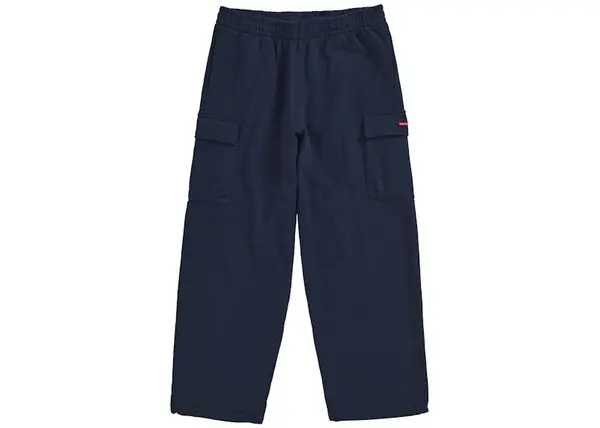 Supreme Small Box Cargo Sweatpant - Navy Blue
